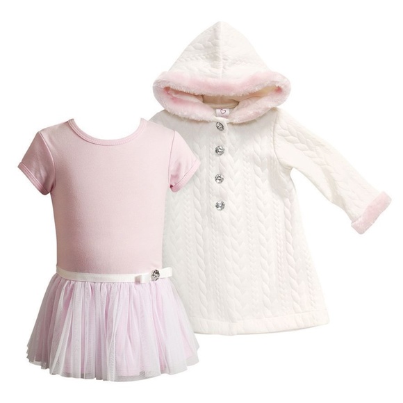 Youngland | Dresses | Youngland Tulle Sweater Dress Jacket 2 24 Mo ...